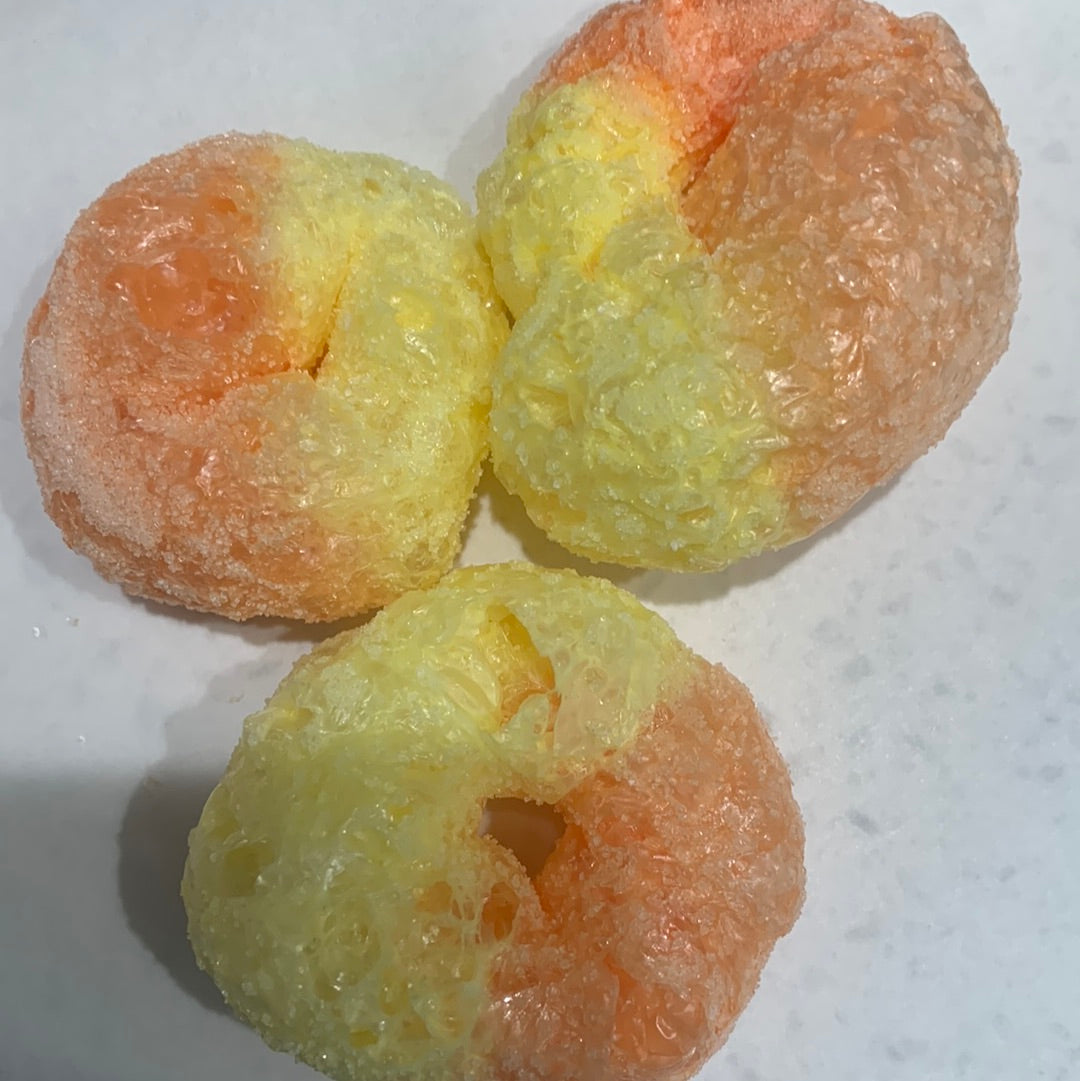 Peach BEE Rings – Honey Bee Candies